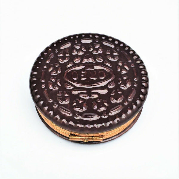Oreo Cookie with 'Surprise' Cookie Limoges Trinket Box by Artoria - Lt ...